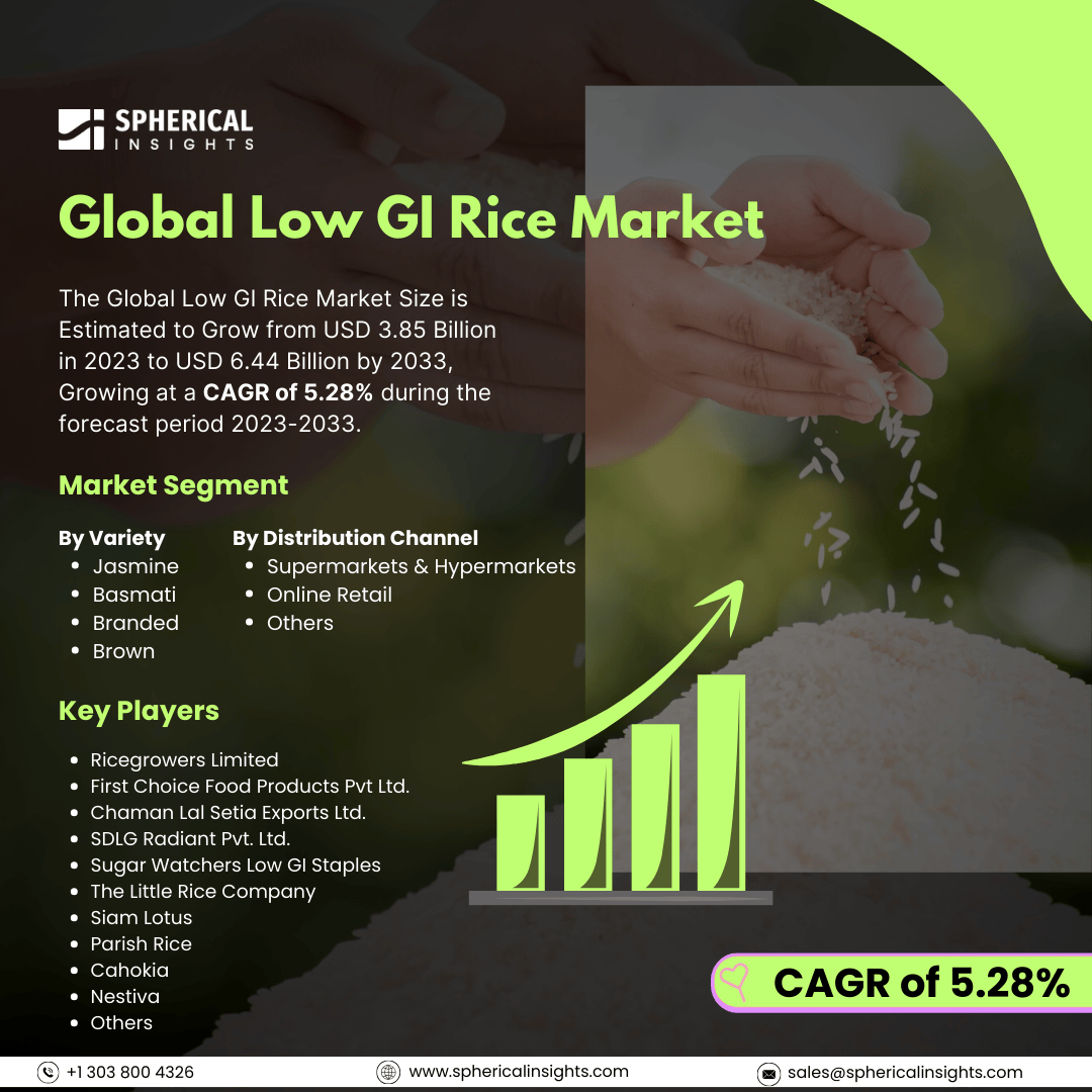 Low GI Rice Market Size, Share, Analysis, Trends, Forecast 2033